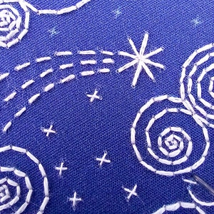 NIGHT SKY - Pdf Embroidery Pattern, Embroidery Hoop Art, Phases of the ...
