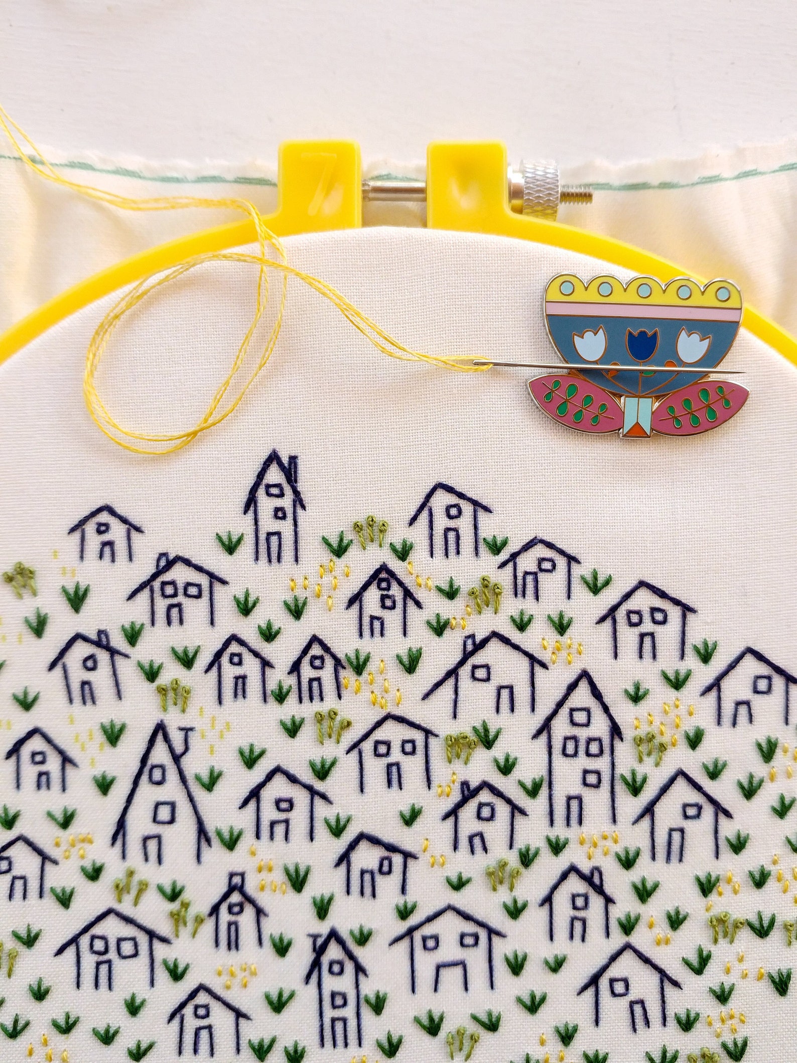IT TAKES A VILLAGE - Pdf Embroidery Pattern, Embroidery Hoop Art ...