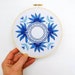 BLUE EYES - Pdf Embroidery Pattern, Embroidery Hoop Art, Hand ...