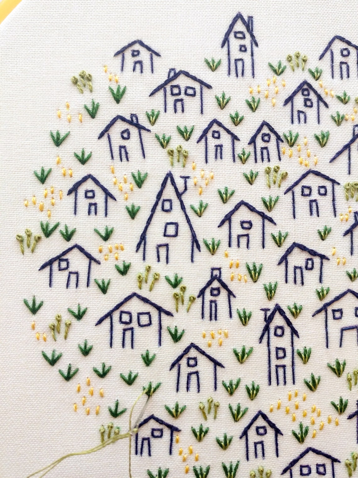 IT TAKES A VILLAGE - Pdf Embroidery Pattern, Embroidery Hoop Art ...