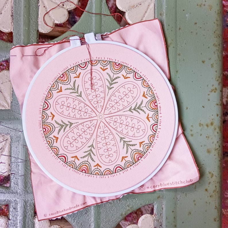 SOLSTICE - Pdf Embroidery Pattern, Embroidery Hoop Art, Mandala for ...
