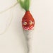Spun Cotton Assorted Haunted Halloween Radish Ornament - Etsy