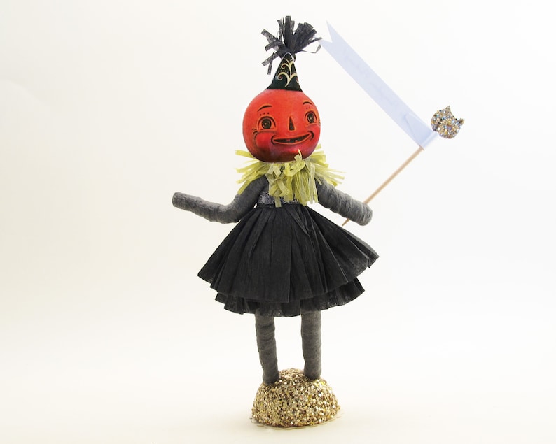 Spun Cotton Halloween Pumpkin Picker - in Partnership With Johanna ...