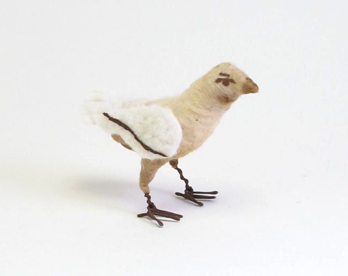 Vintage Inspired Spun Cotton Little Sparrow Figure - Etsy