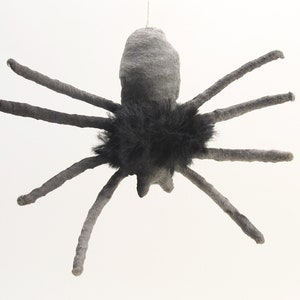 Spun Cotton Halloween Skull Back Spider Ornament - Etsy