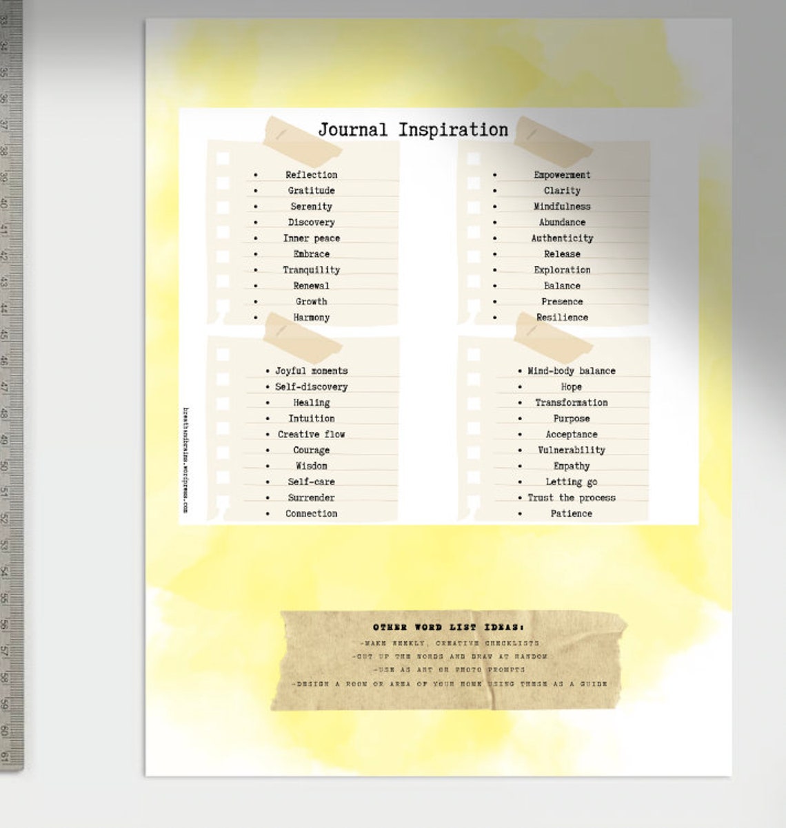 Thoughts and Things Creative Journal Writing and Creative Spaces Coping ...