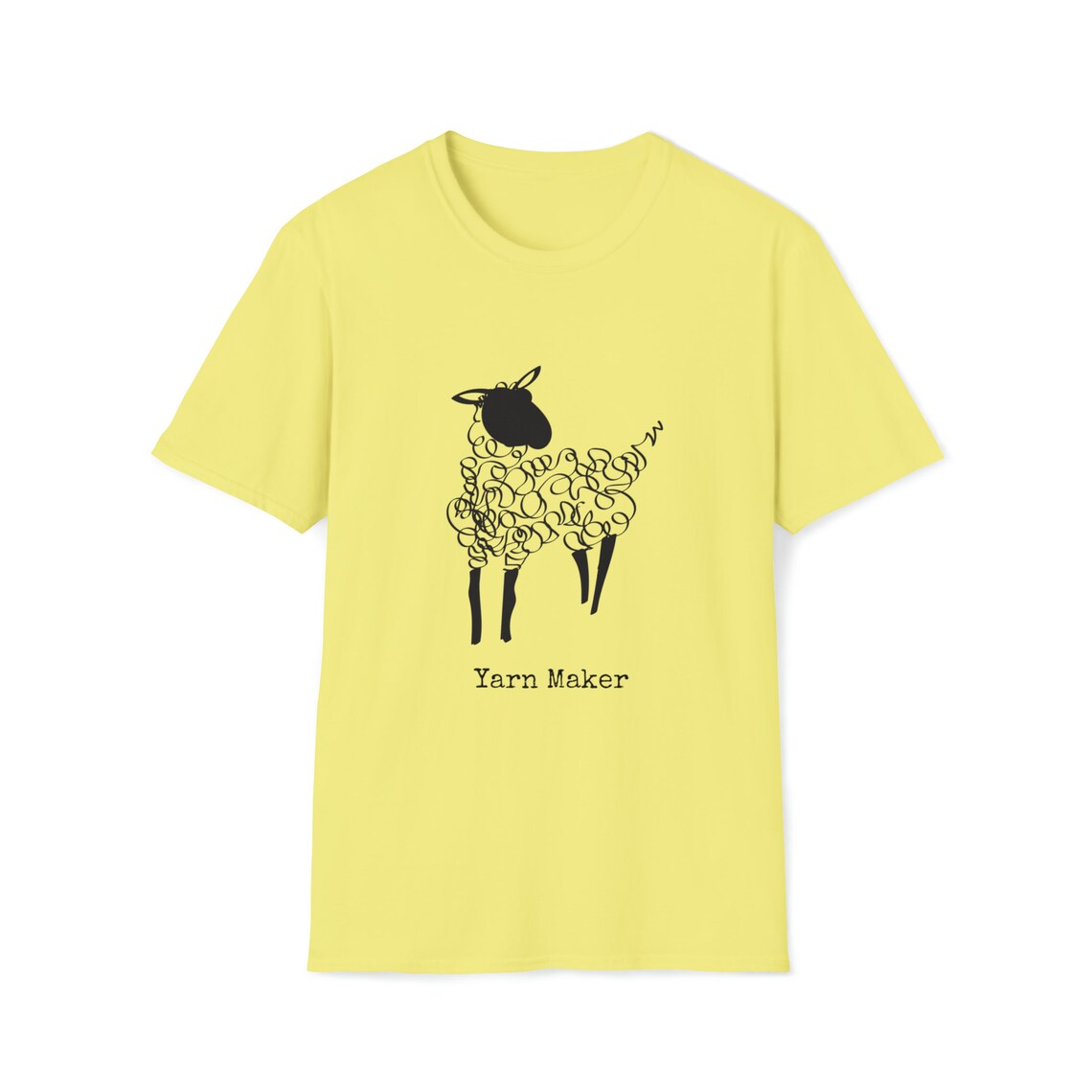 Yarn Maker, Sheep Design T-shirt, Sheep Lovers T-shirt, Sheep Make Yarn ...