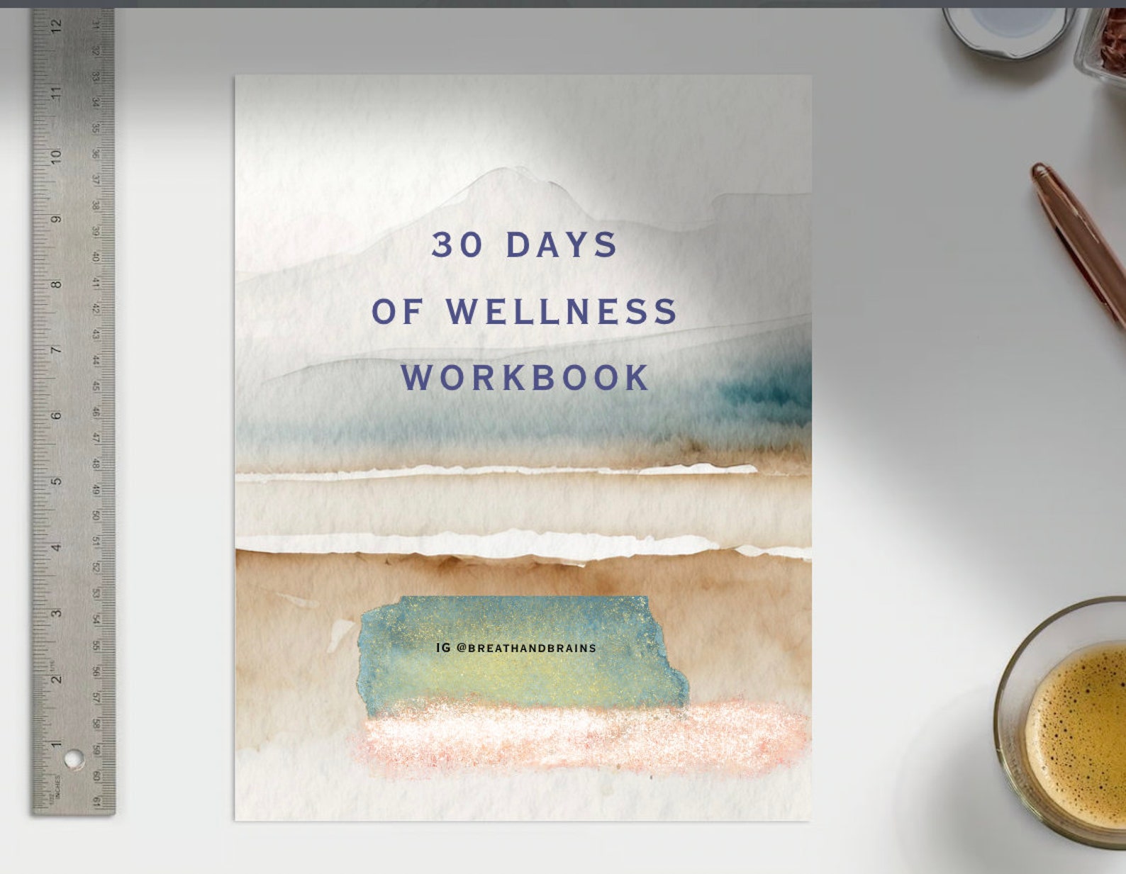 30 Days of Wellness Workbook for Stress and Anxiety Relief Activities ...