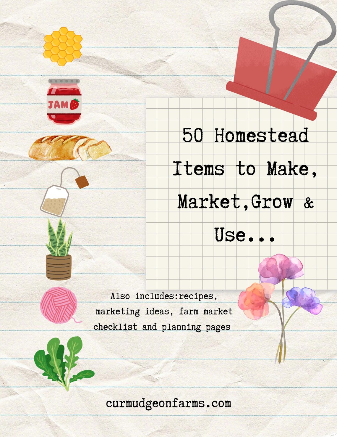 50 Homestead Items to Make, Use & Grow, 20 Pg Guide for Homesteading ...