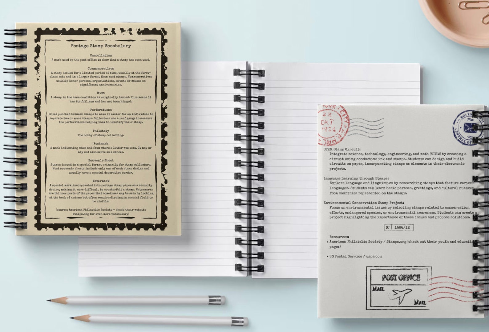 Postage Stamp Guide Workbook A Guide of Printable Postage Stamp Art and ...