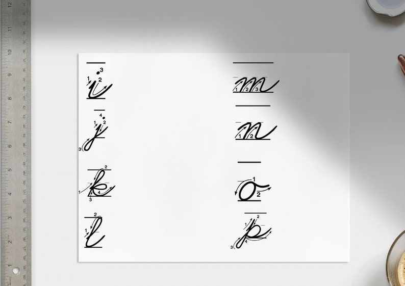 Lowercase Cursive Handwriting Learning and Practice Workbook for ...