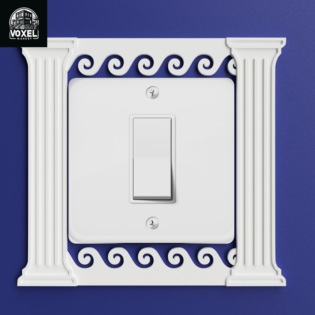 Roman Column Light Switch Surround 3D Print STL File - Etsy