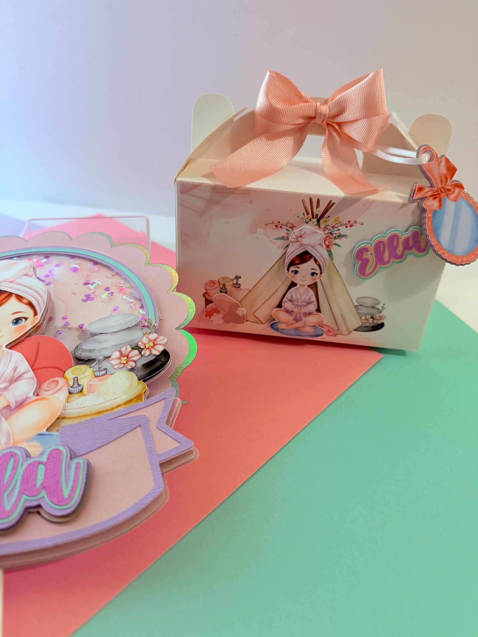 Spa Birthday Cake Topper, Girl Spa Party Cake Topper, Pamper Party ...