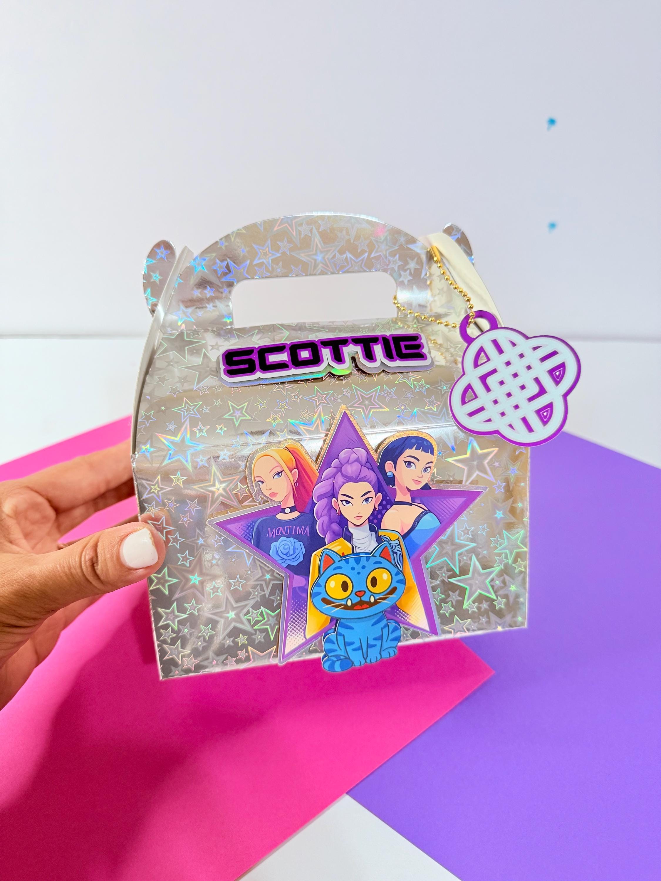 Personalized Favor Boxes, Kpop Demon Hunter Favors, Decorative Gable ...