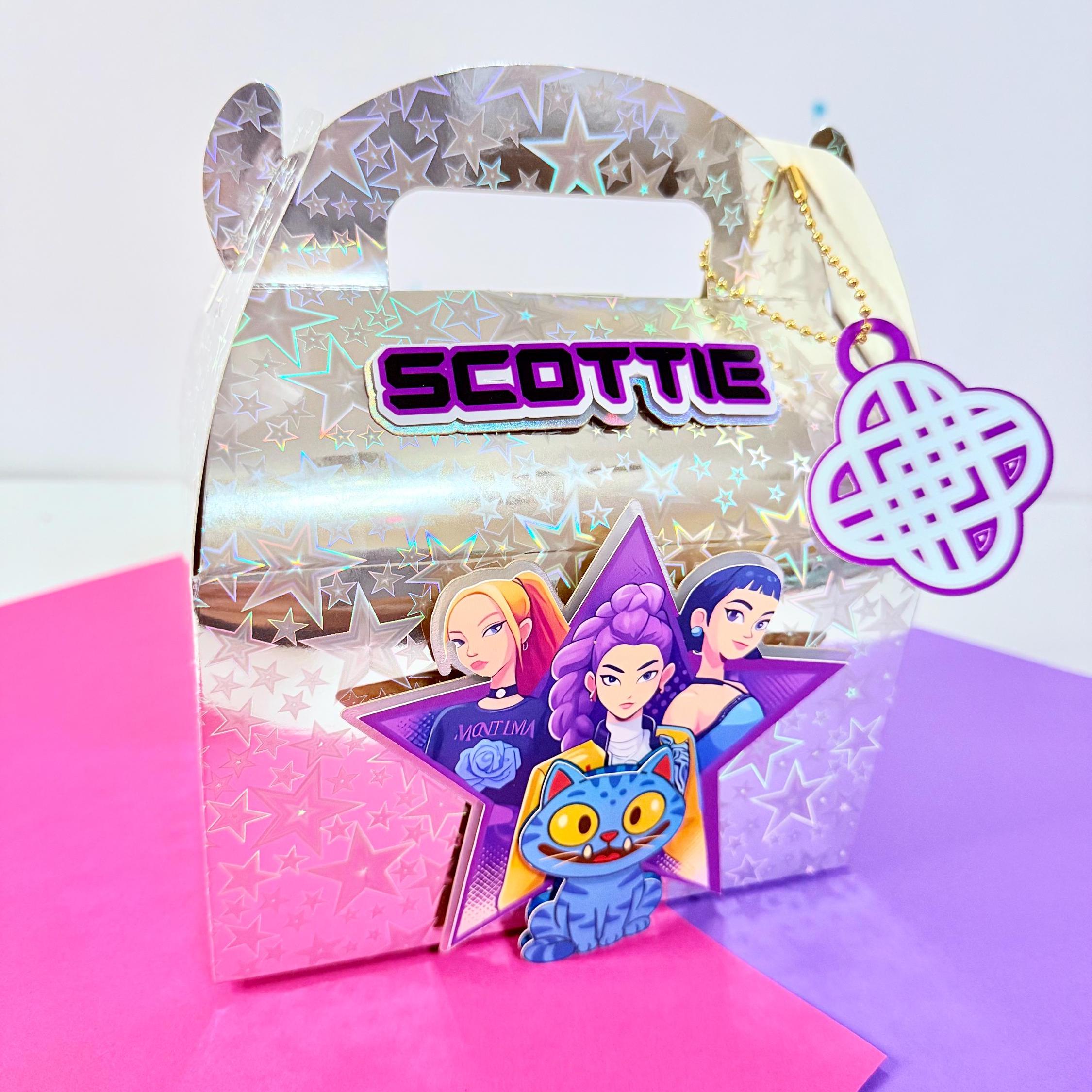 Personalized Favor Boxes, Kpop Demon Hunter Favors, Decorative Gable ...