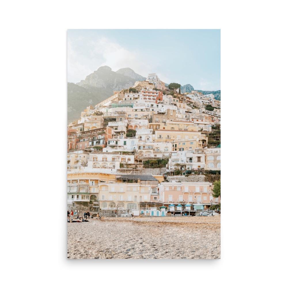Amalfi Coast Italian Art, Positano Print Wall Art, Positano Photography ...