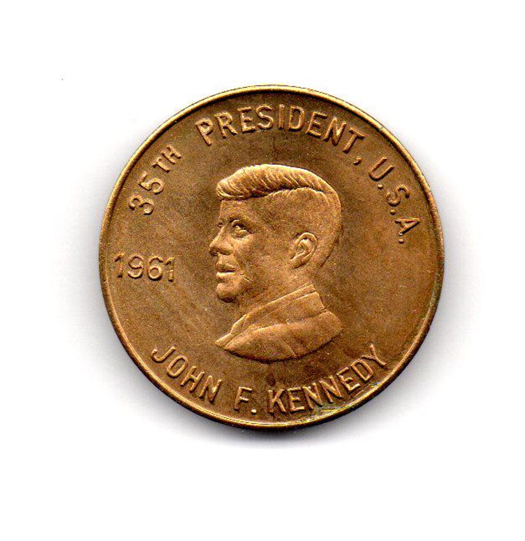 Vintage 1961 JOHN F KENNEDY Inauguration Token Coin - Etsy