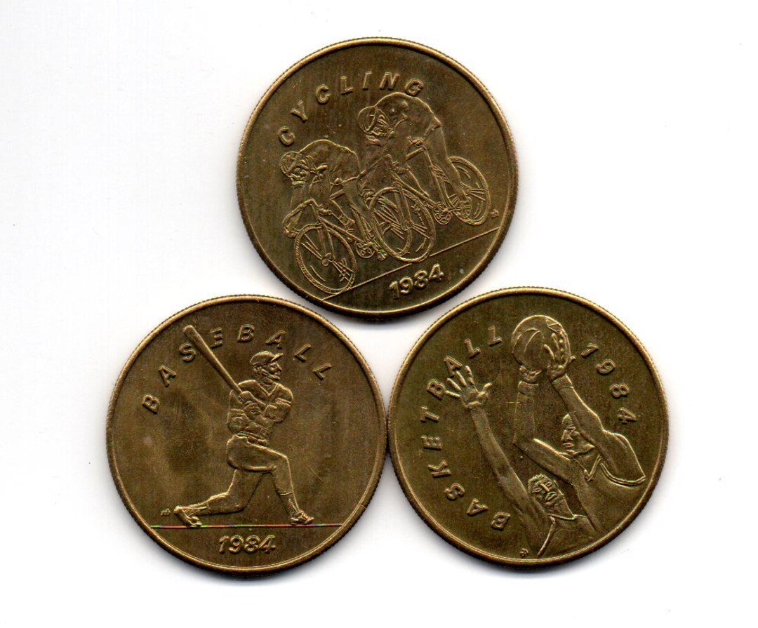 Vintage 1984 Los Angeles Olympics Tokens Coins Lot 3 - Etsy