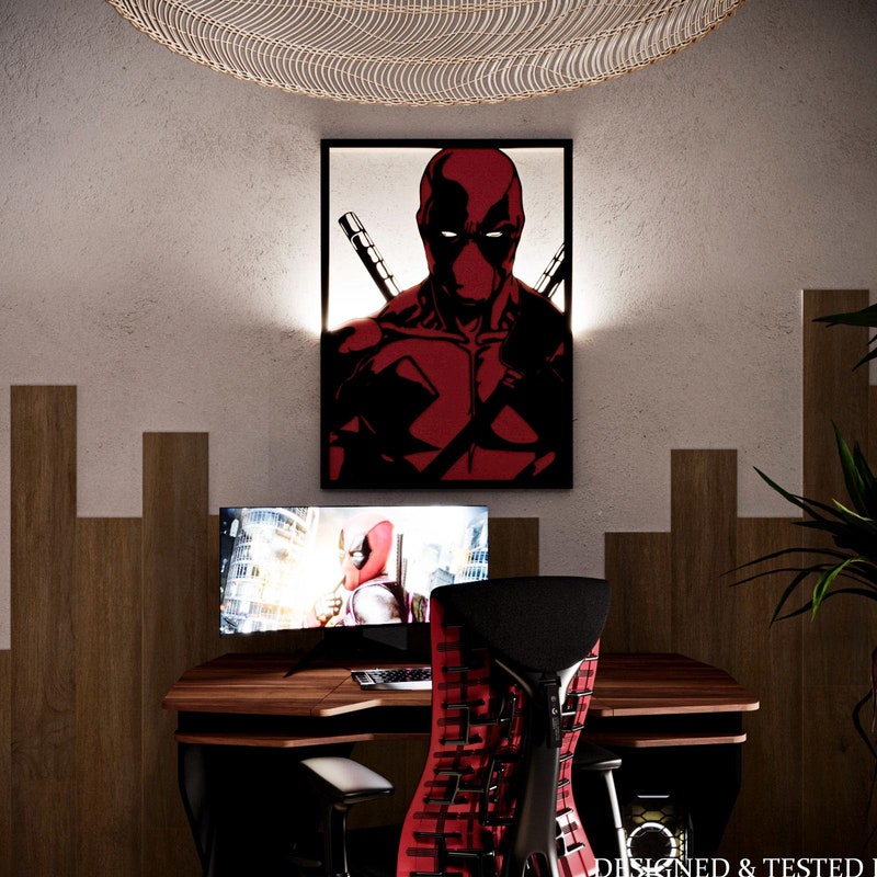 Deadpool Laser Cut File - Etsy
