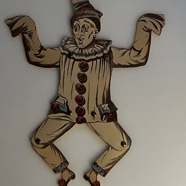 Antique Pantin Jumping Jack Paper Dolls Pierrette 1 Character - Etsy