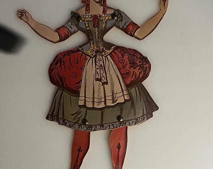 Antique Pantin Jumping Jack Paper Dolls - Polichinelle #1 Character - Etsy