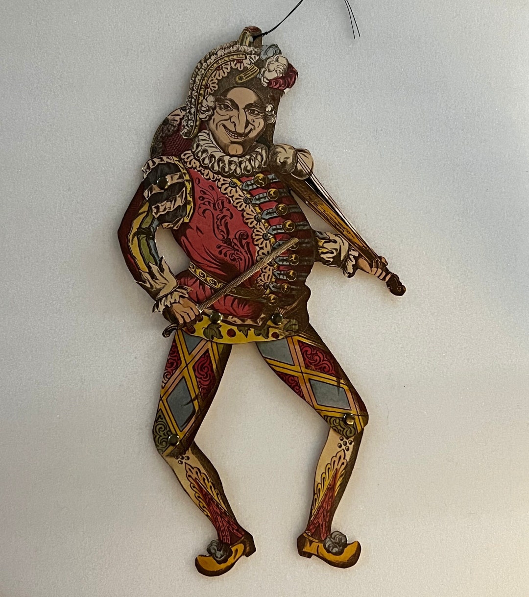 Antique Pantin Jumping Jack Paper Dolls - Polichinelle #1 Character - Etsy