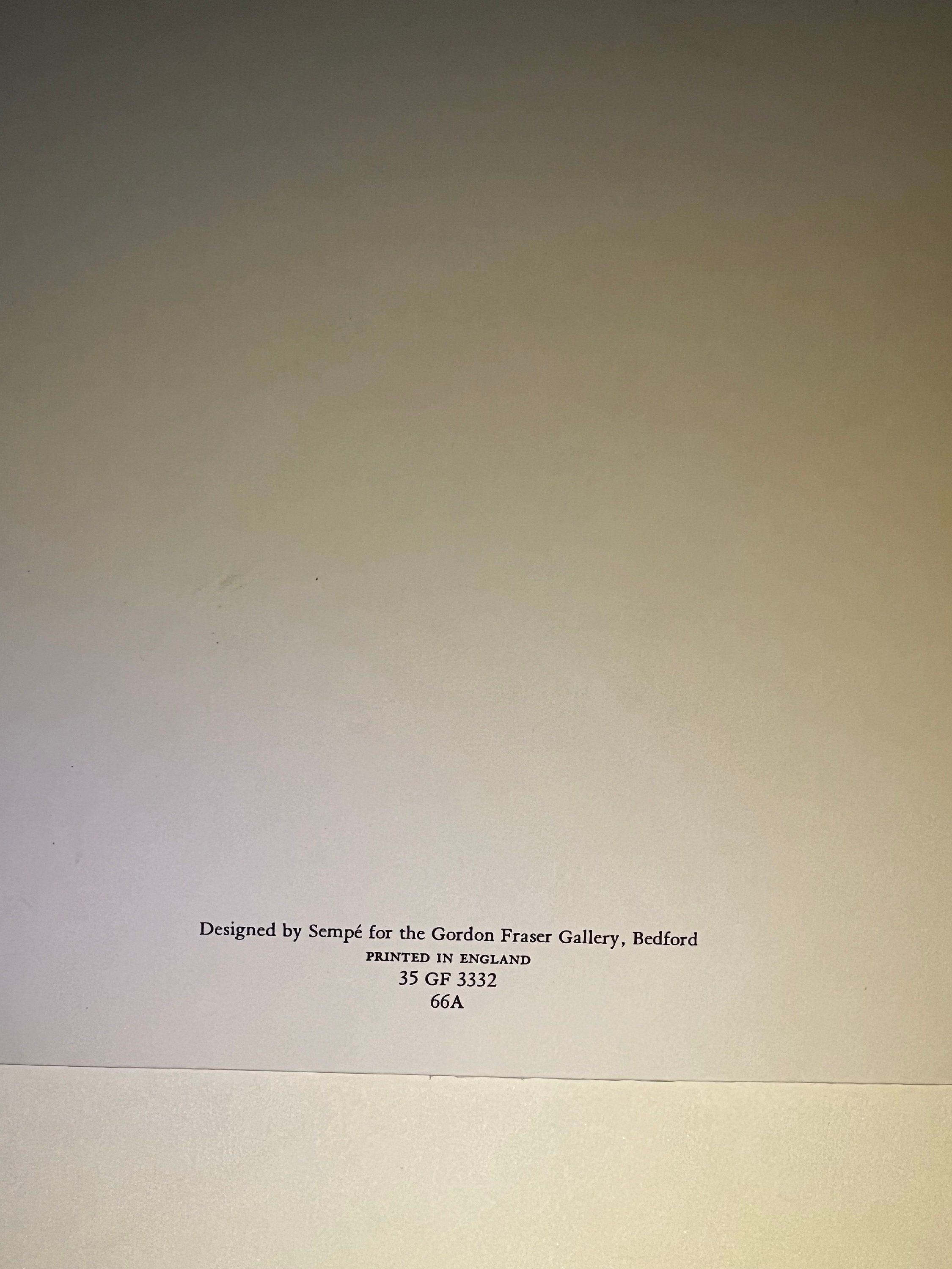 Vintage Christmas Card - People Celebrating - Sempe/gordon Fraser ...