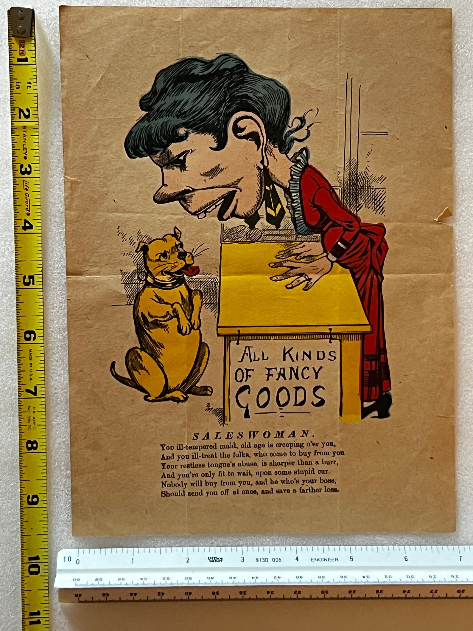 Vinegar Valentine-“all Kinds of Fancy Goods - Saleswoman” by Charles ...