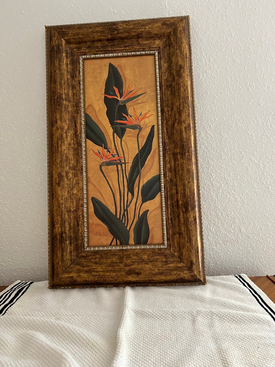 Wall Hanging Artwork by Artist Paul Brent #1 With Beautiful Birds of ...