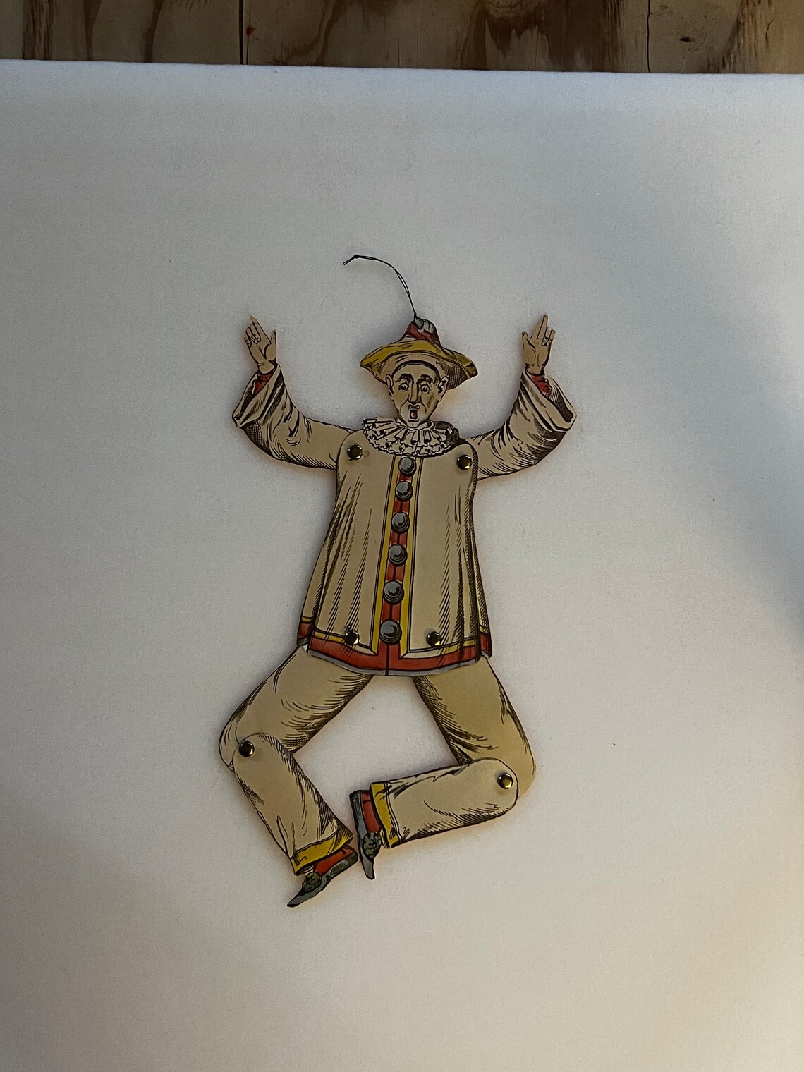 Antique Pantin Jumping Jack Paper Dolls - Pierrot #2 Character - Etsy