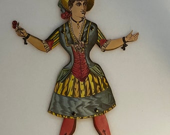 Antique Pantin Jumping Jack Paper Dolls - Polichinelle #1 Character - Etsy