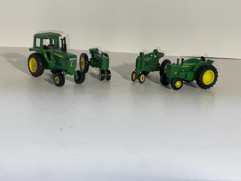 Vintage Toys John Deere Tractor Toys, Mfg Ertl Date 1960’s, 1:64 Size ...