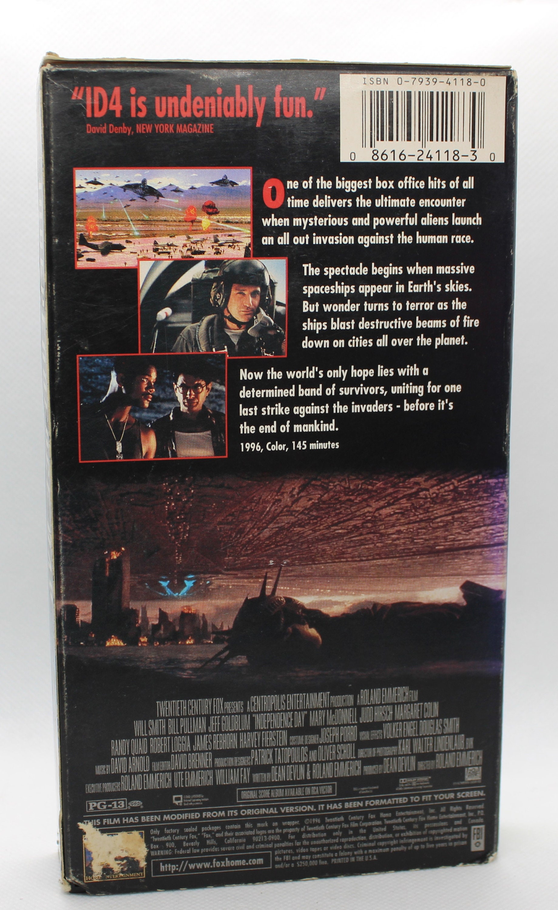 1996 Independence Day VHS Will Smith Jeff Goldblum - Etsy