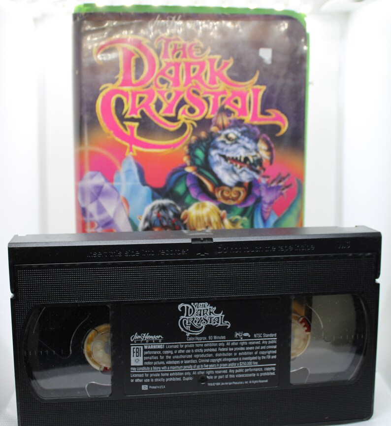 Jim Henson's the Dark Crystal VHS - the Dark Crystal Movie - 1994 VHS ...