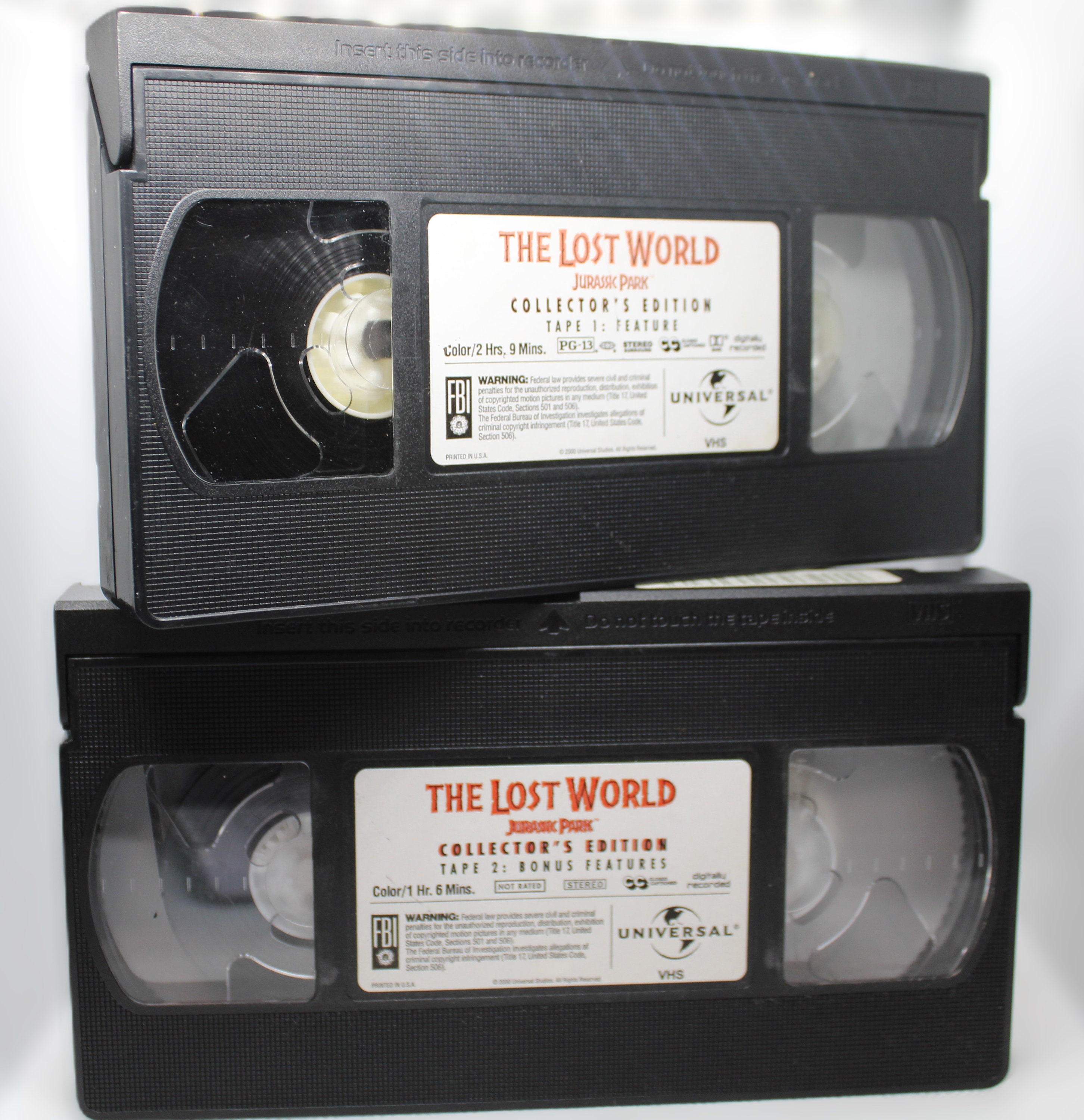 Jurassic Park the Lost World Collector's Edition 2 Tape VHS Set - Etsy