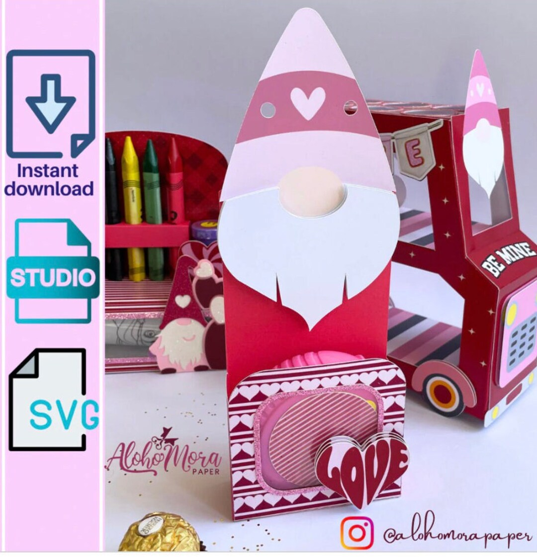 Gum Box Template. Svg and Studio for Cricut and Cameo/gum Box Template ...