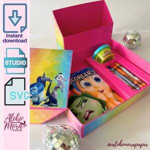 Activity Table Box Svg and Studio for Cricut and Cameo/activity Box - Etsy