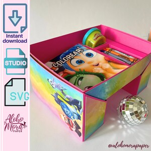 Activity Table Box Svg and Studio for Cricut and Cameo/activity Box - Etsy
