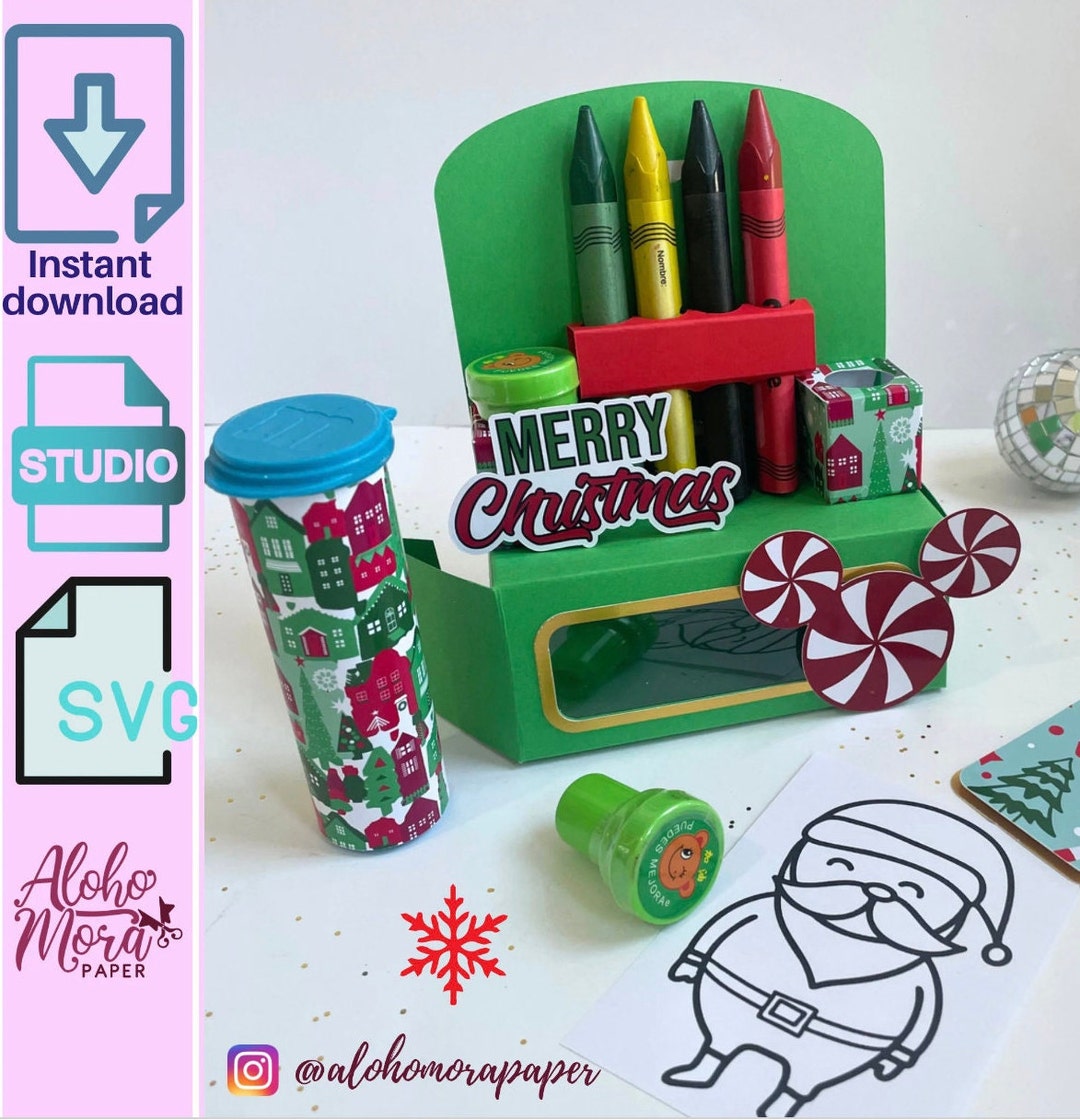 Activity Box With Stampers. Svg and Studio for Cricut and Cameo ...