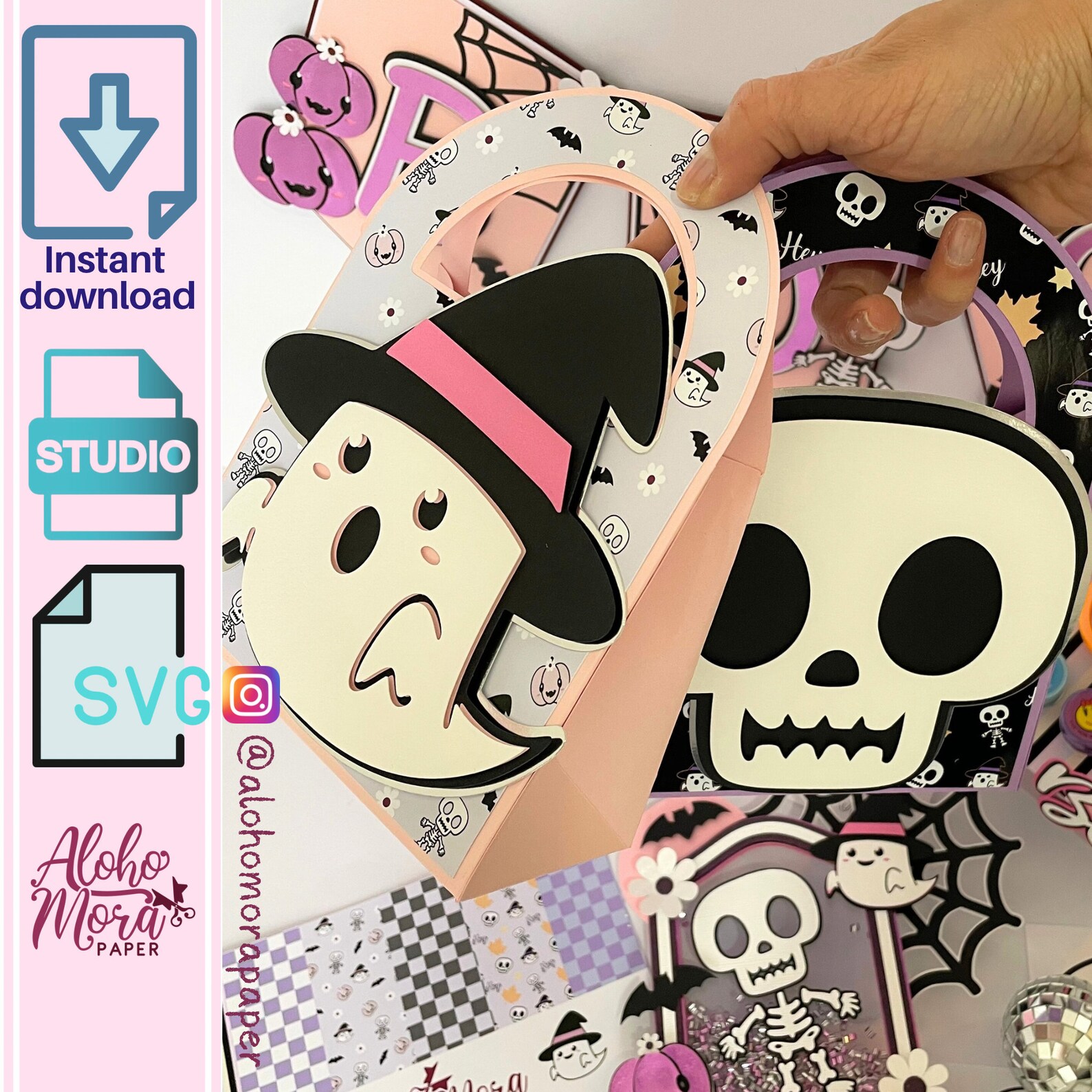 Large Boutique Bag Svg and Studio for Cricut and Cameo/kids Activity Bag/kids Party Bag - Etsy