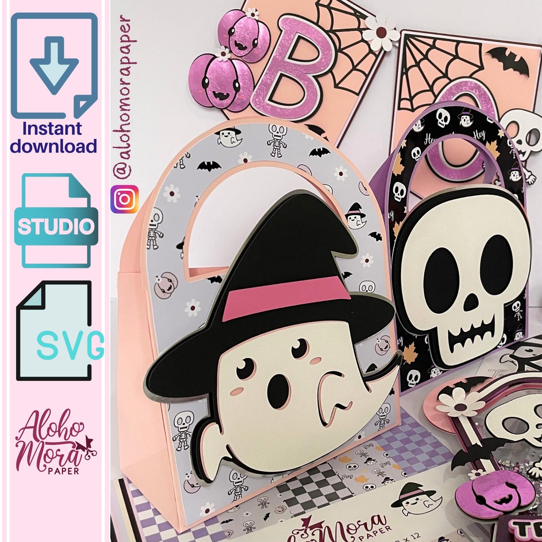 Large Boutique Bag Svg and Studio for Cricut and Cameo/kids Activity ...