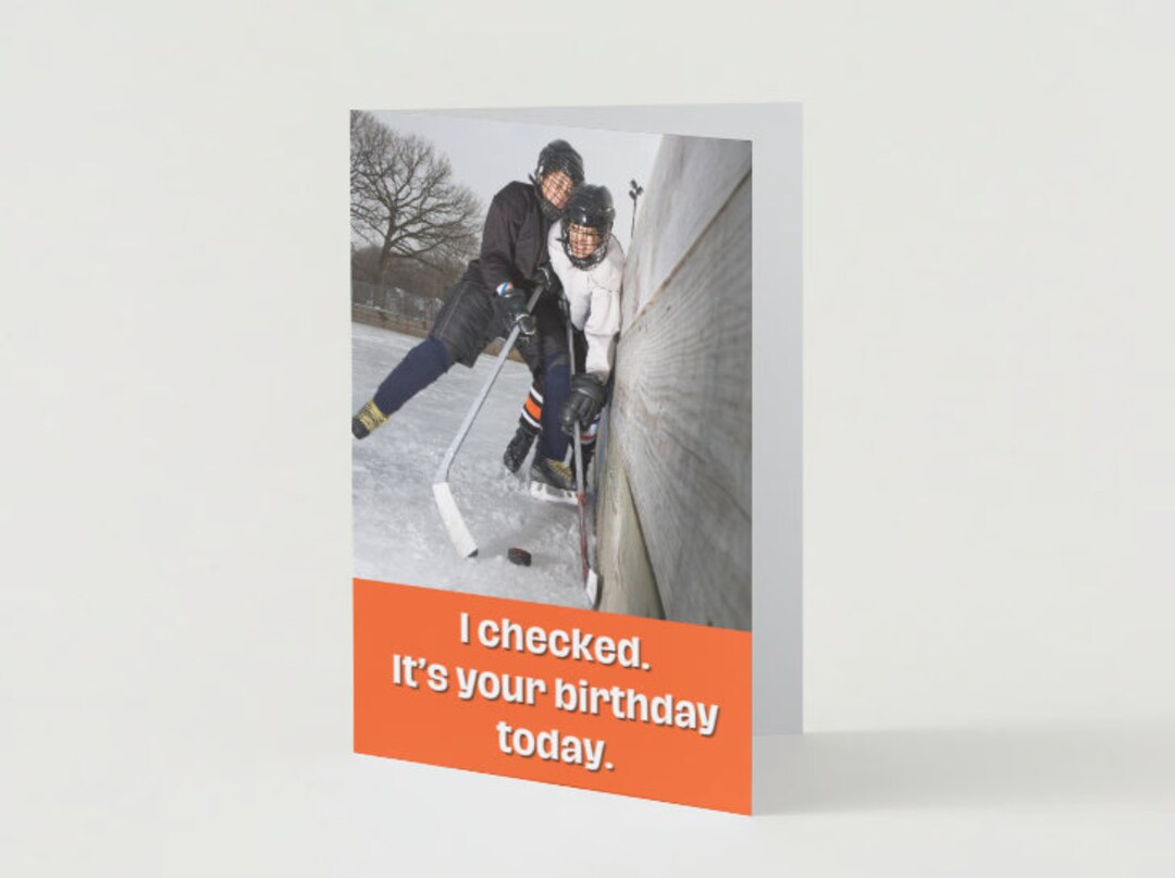 Checking Birthday Greeting Card - Etsy