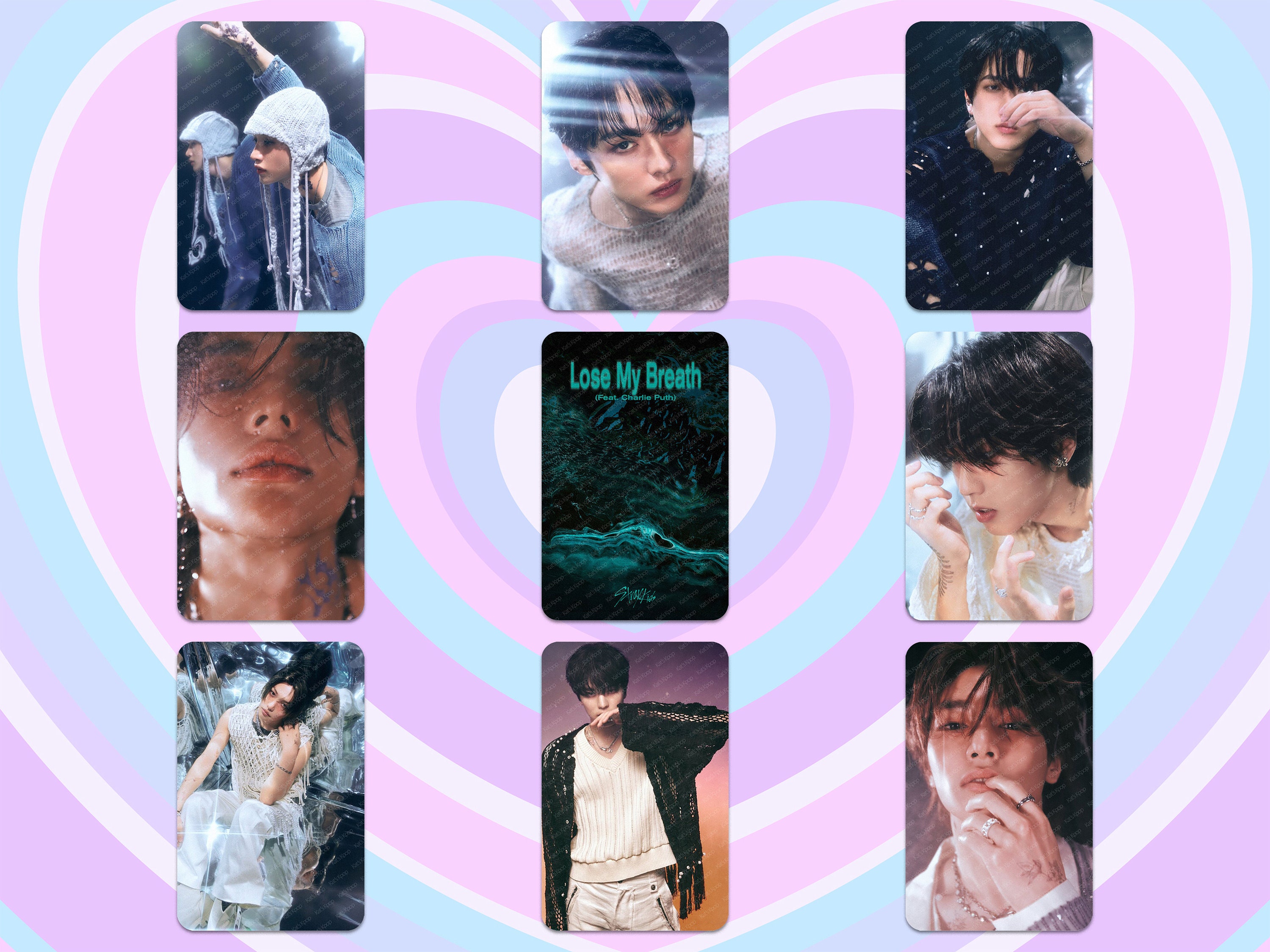 Stray Kids 'lose My Breath' Teaser Fanmade LOMO Photocards - Etsy