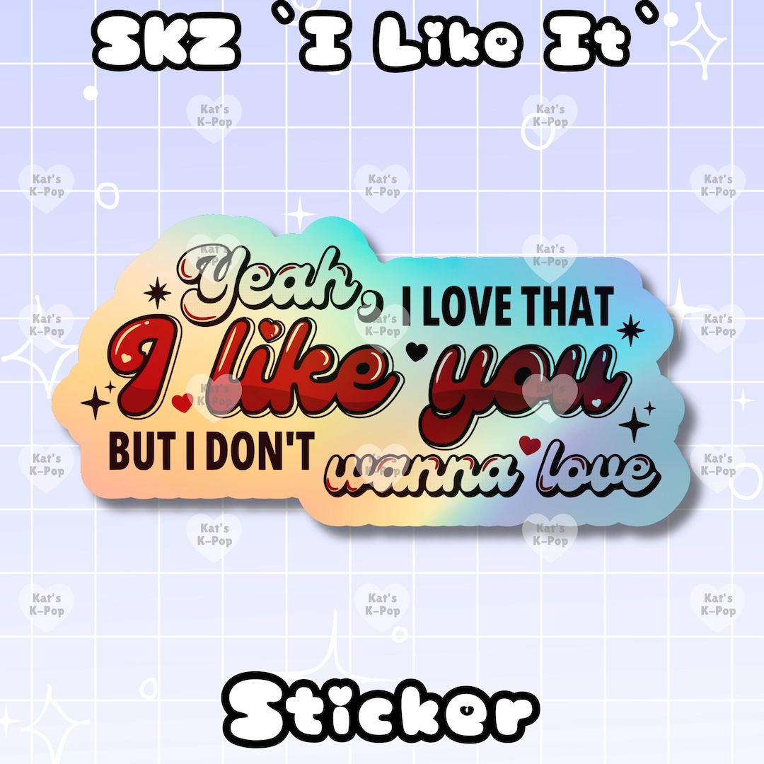 Stray Kids 'I Like It' Sticker 2-inch Kpop Sticker Water Resistant ...