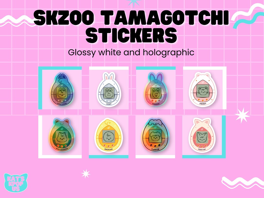 Stray Kids SKZOO Tamagotchi Stickers • 2-inch Kpop Stickers • Water ...