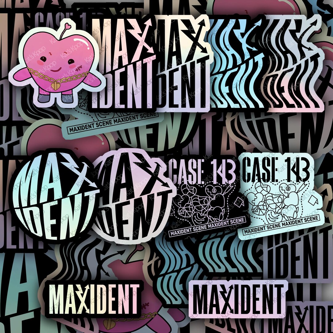 Stray Kids MAXIDENT Album Stickers 2-inch Water-resistant Kpop Stickers ...
