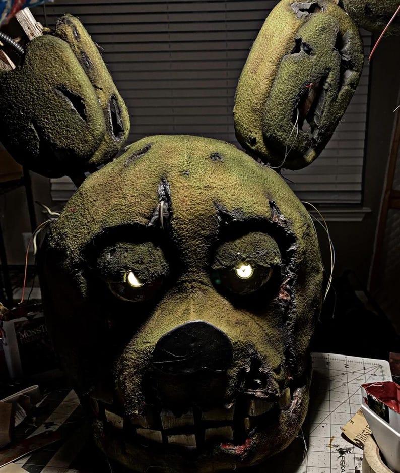 Springtrap Cosplay Head - Etsy
