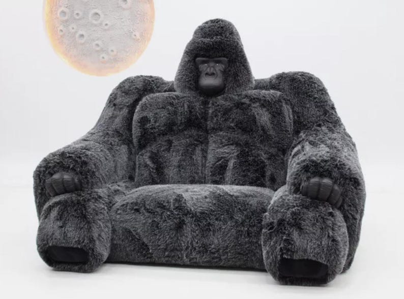 Gorilla and Chimpanzee Designer Cartoon Sofa King Kong Ape Sofa - Etsy