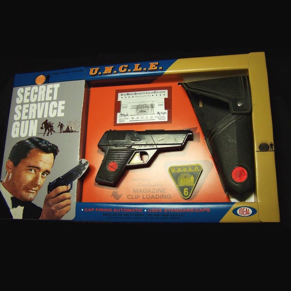 1965 Ideal Man From UNCLE SERVICE GUN Gun Set Reproduction Toy - Etsy