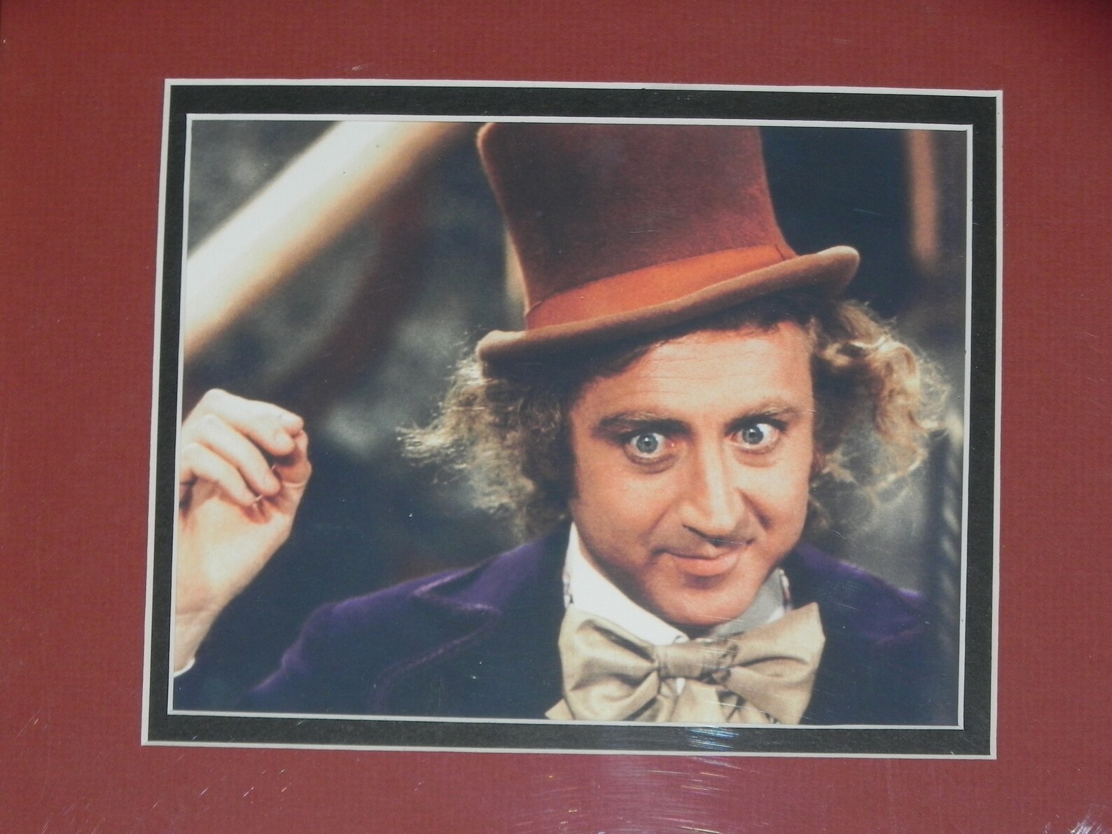 Willy Wonka Display With Copy of Handwritten Letter of the | Etsy